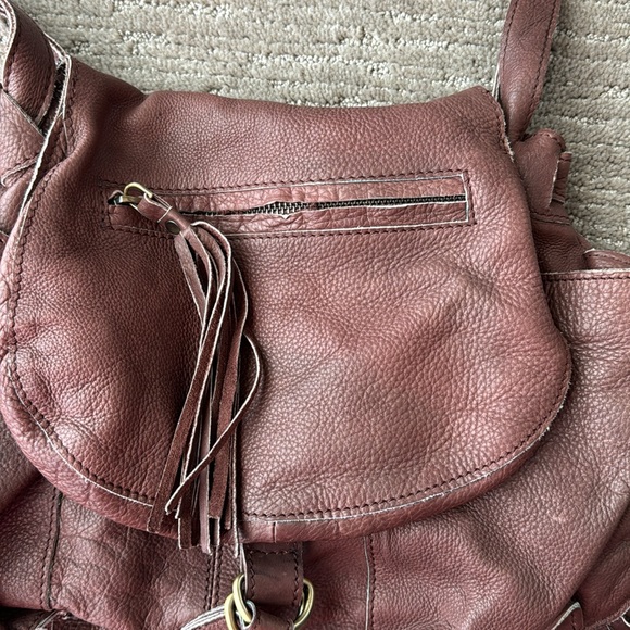Cut & Paste | Bags | Cut N Paste Leather Fringe Multipocket Bag | Poshmark